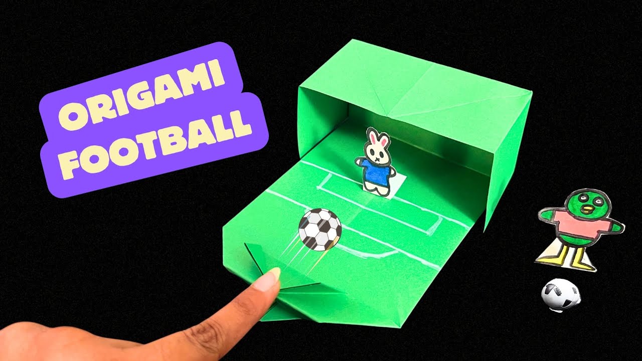 Origami Paper Football | How to make paper toy - YouTube