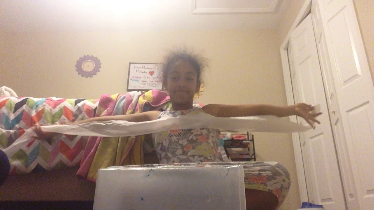 Making butter slime with TOILET PAPER - YouTube