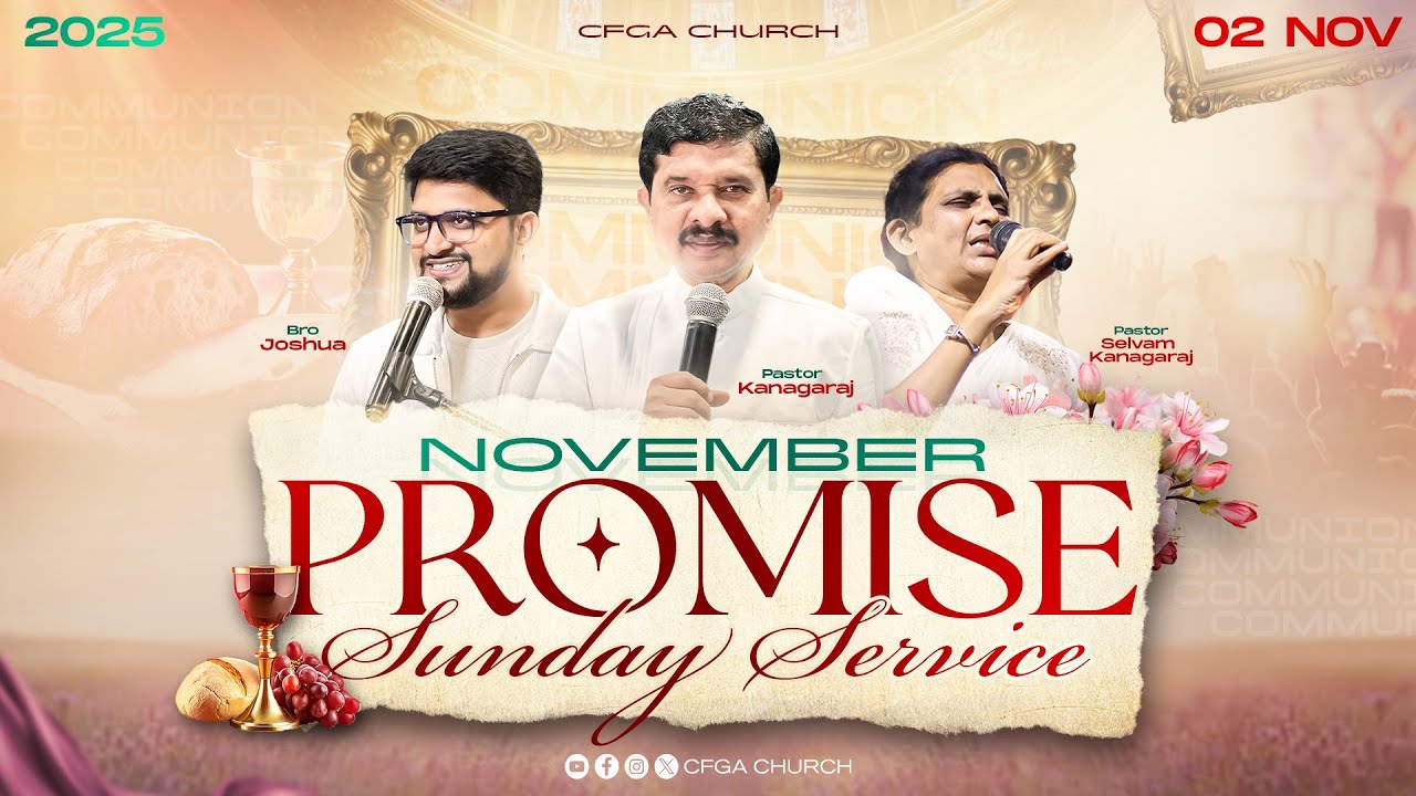 🔴🅻🅸🆅🅴 | November Promise Sunday 2nd Service 2025 | Pastor. Kanagaraj # ...