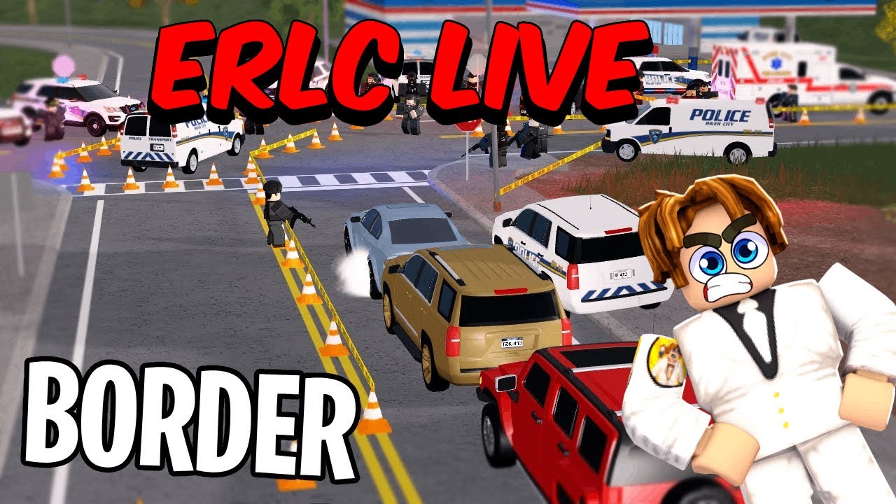 Playing ERLC Border roleplay - YouTube