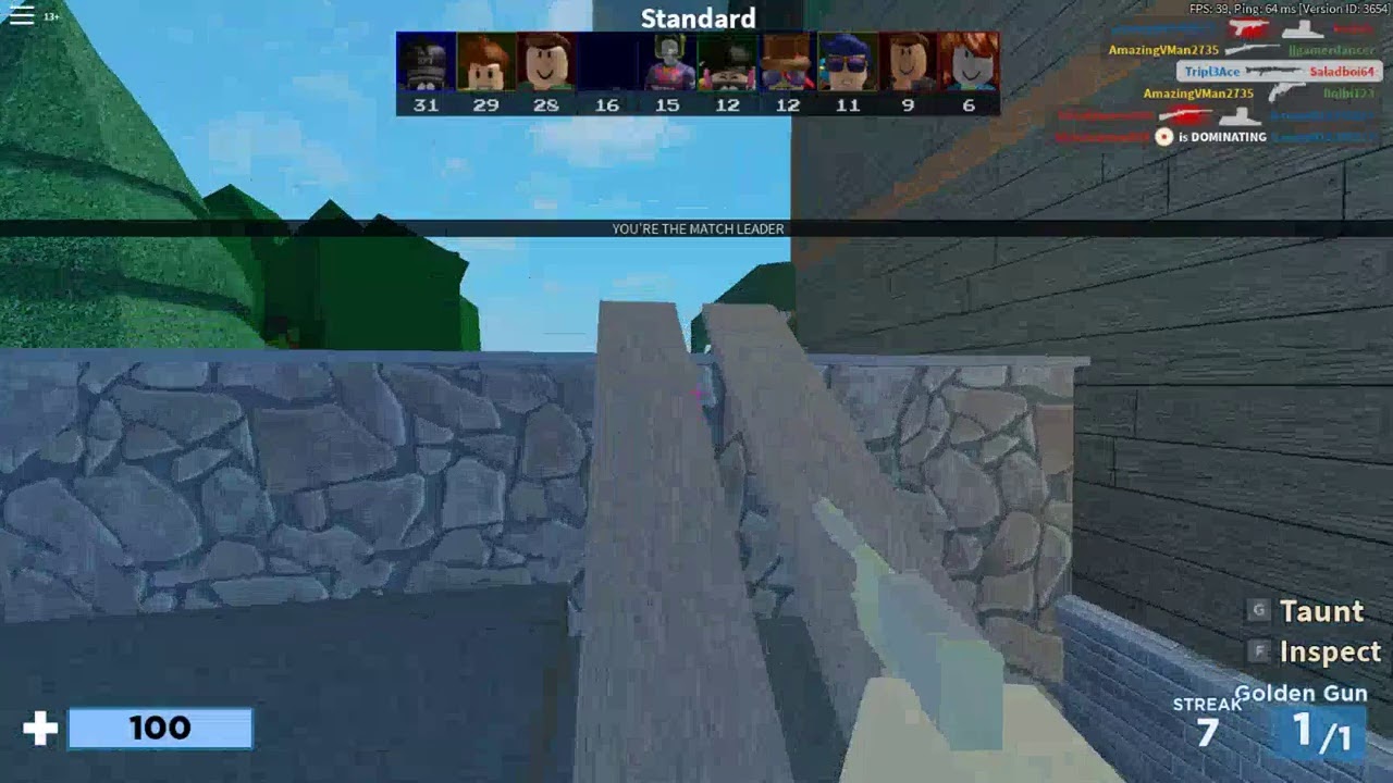 Roblox Arsenal | Clapping more bots :) - YouTube