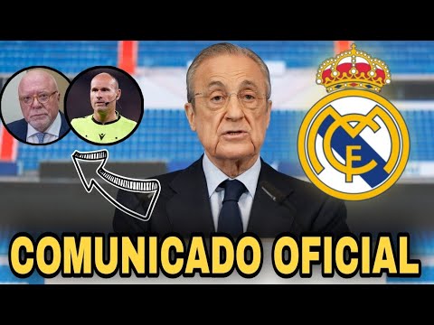 🚨ÚLTIMA HORA! ¡COMUNICADO OFICIAL! REAL MADRID ACABA DE ANUNCIAR ...