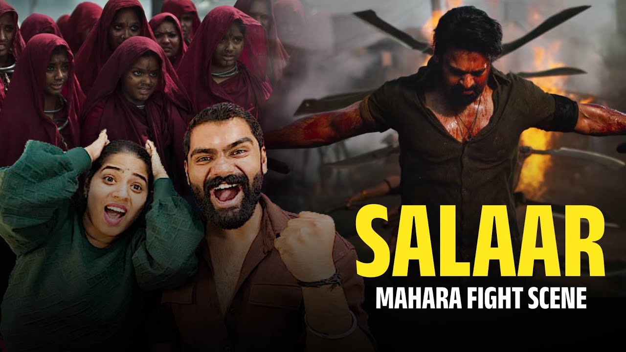 SALAAR MAHARA MASS Fight Scene REACTION | SALAAR KATERAMMA FIGHT SCENE ...