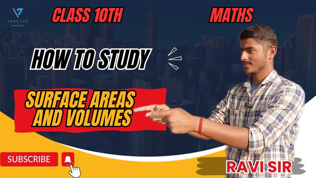 Surface Areas and Volumes class 10th Maths | Board exam | How to study maths | how to top in ...