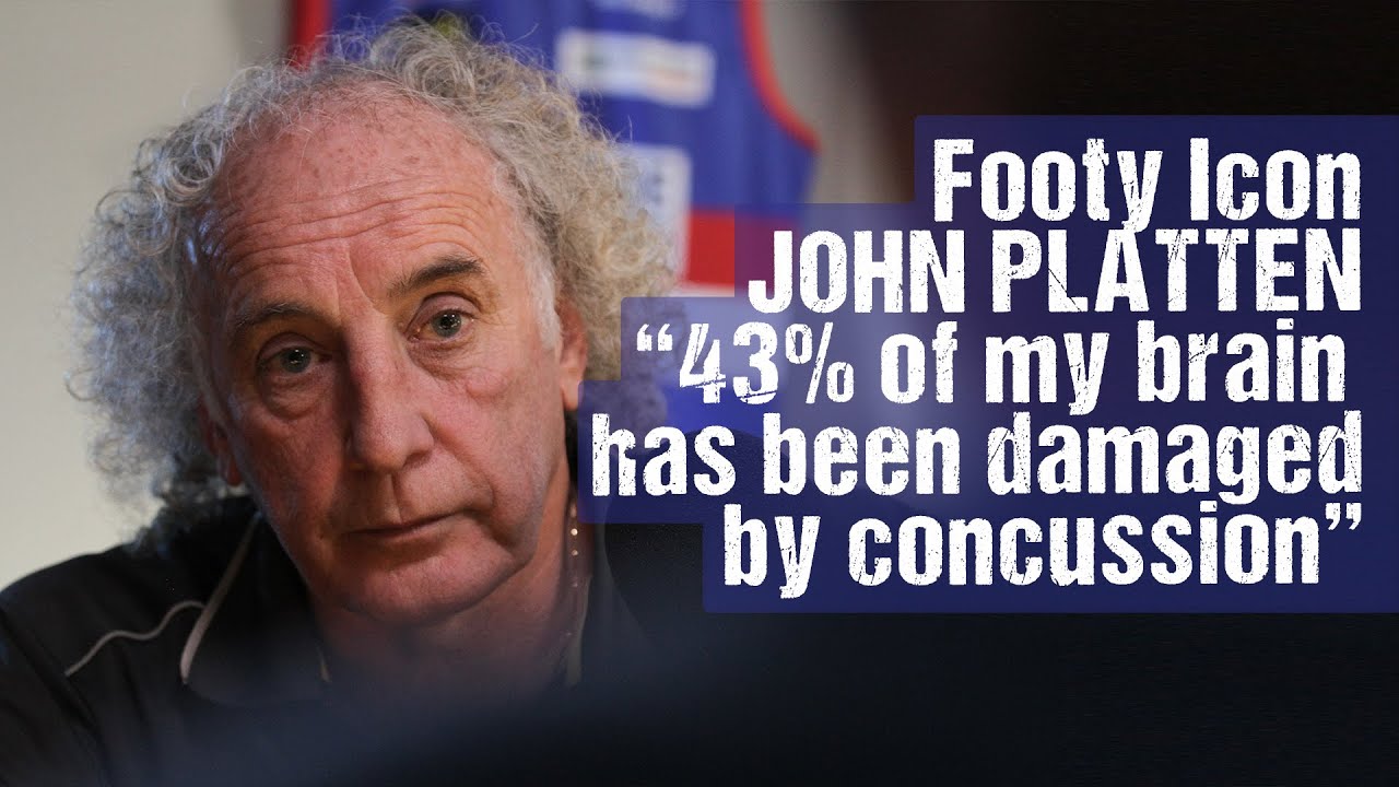 JOHN PLATTEN: "43% of my brain has been damaged by concussion" - YouTube