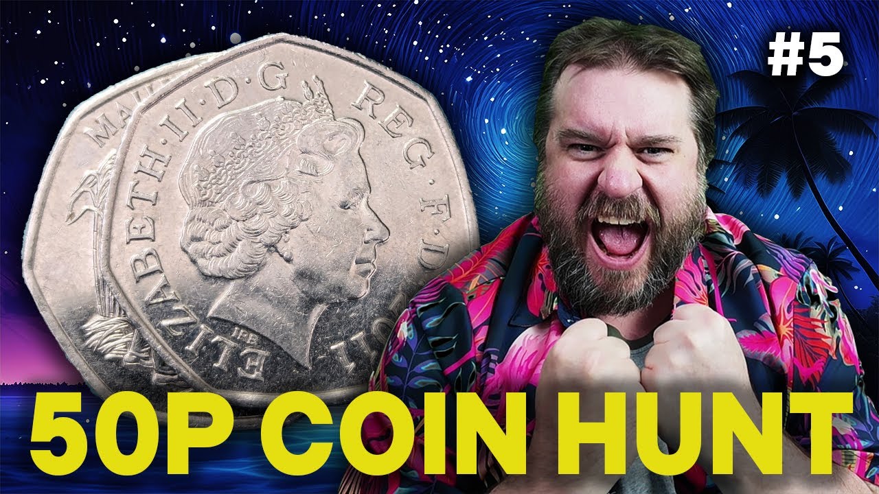 50p Coin Hunt Surprises in £250 of 50p Coins - Part 5 - YouTube
