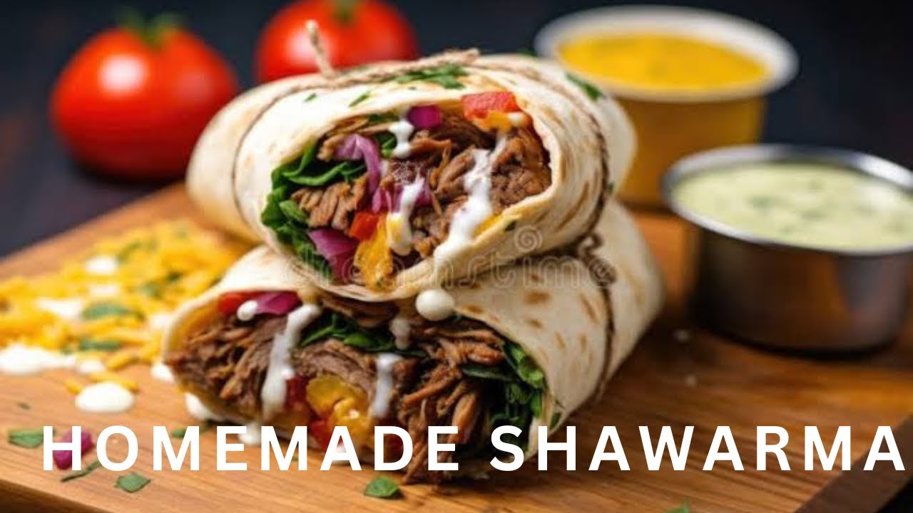 HOMEMADE SHAWARMA: HOW I PREPARE MINE #shawarma #recipes - YouTube