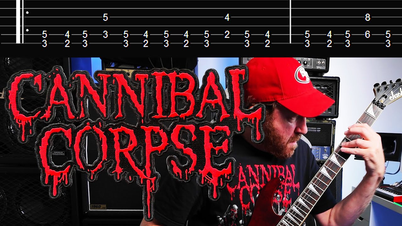 G# CANNIBAL CORPSE STYLE RIFFS WITH TABS AND FILTHY BOSS METALZONE TONE ...