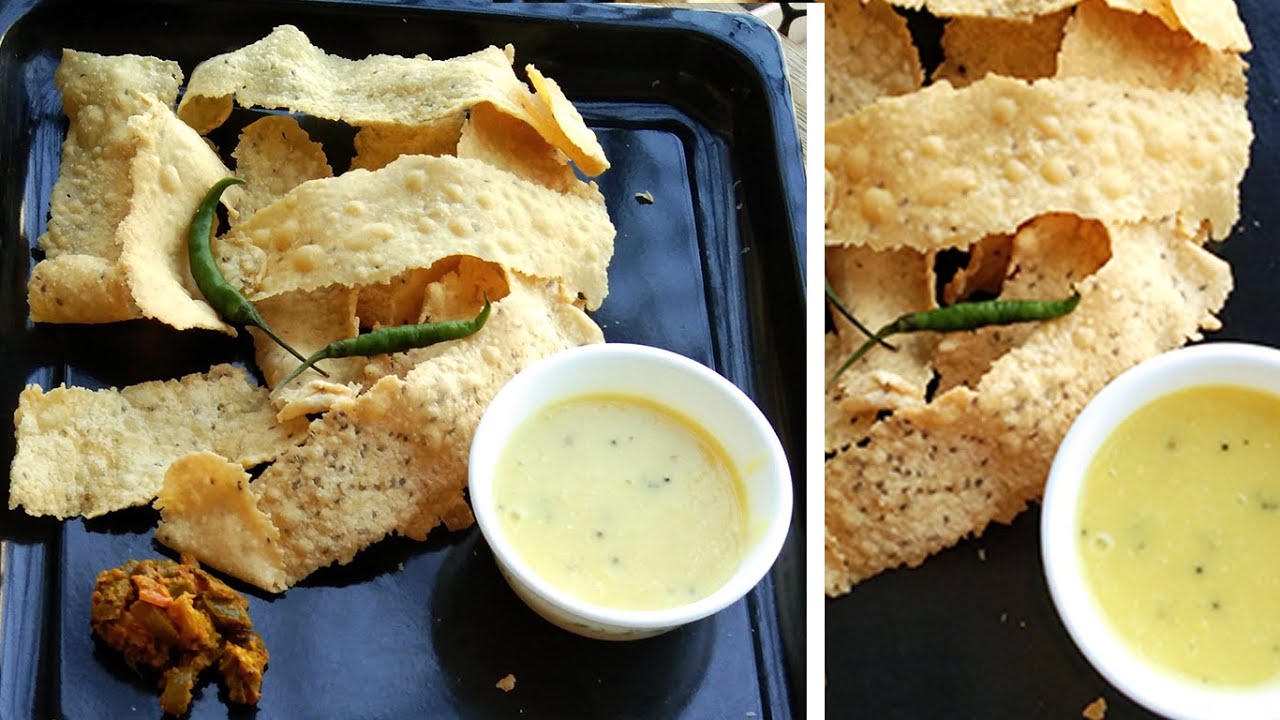 15 Mins Fafda Kadi |घर पर क्रिस्पी फाफड़ा कढ़ी बनाने की आसान ट्रिक ...