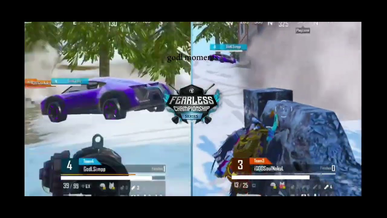 Godl simpp 1v3 iqoosoul 😈🔥| fearless eSports| #esports #godlike # ...