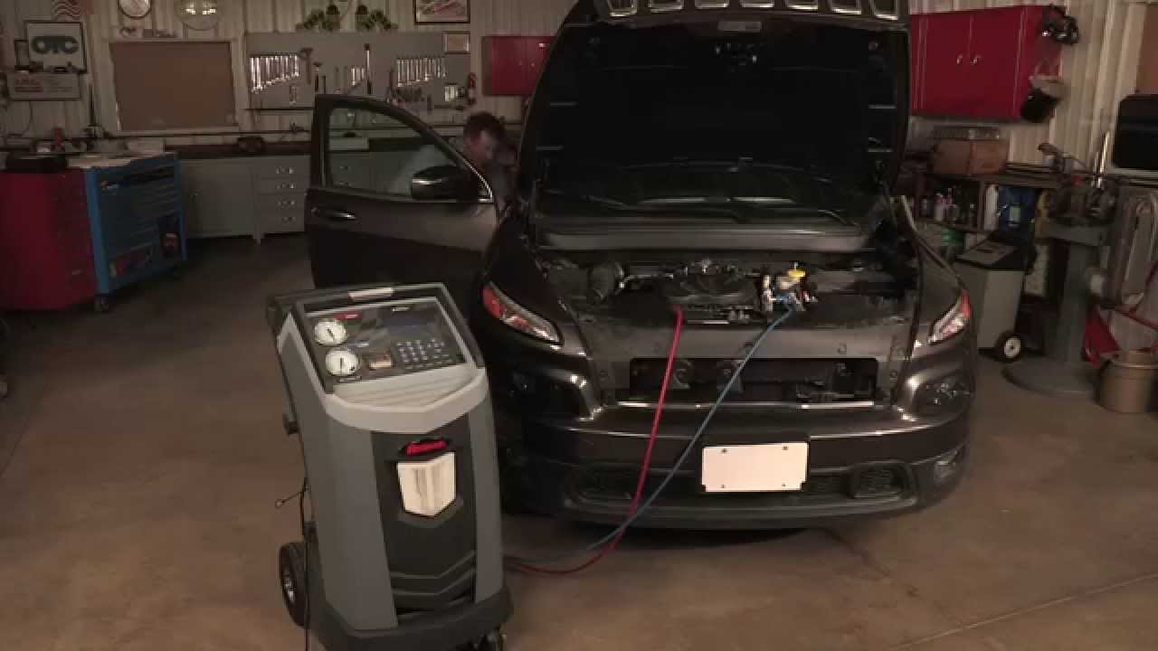 Robinair R1234yf Automatic Process - YouTube