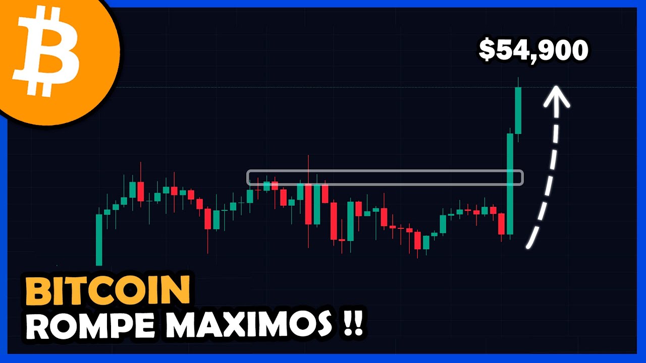 BITCOIN SUPERA LOS $55,000 !! - Análisis de Bitcoin - YouTube