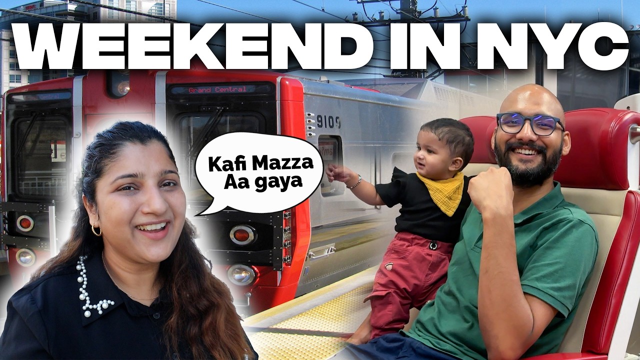 Itika’s first train ride | Full on masti in New York | Albeli Ritu ...