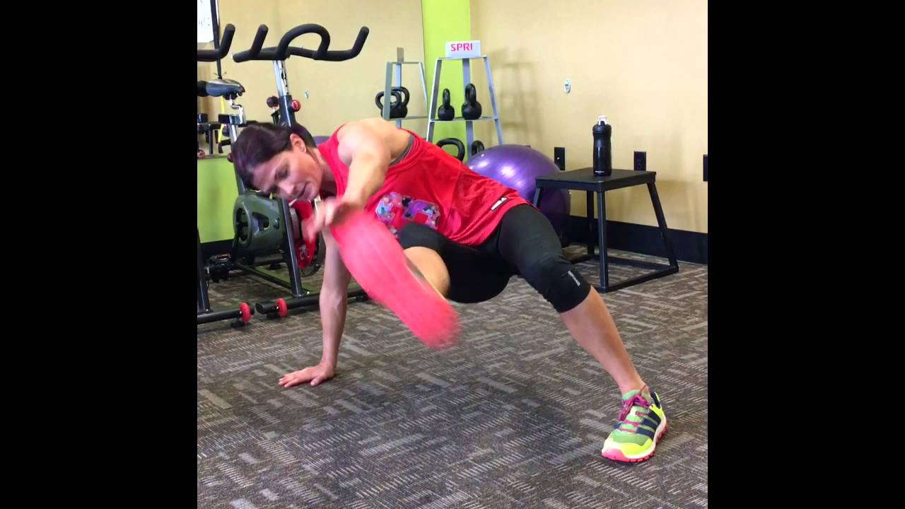 Plank kick through - YouTube