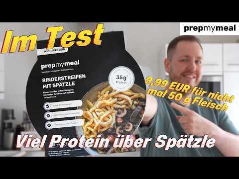 prepmymeal: Rinderstreifen mit Spätzle im Test #highprotein #prepmymeal