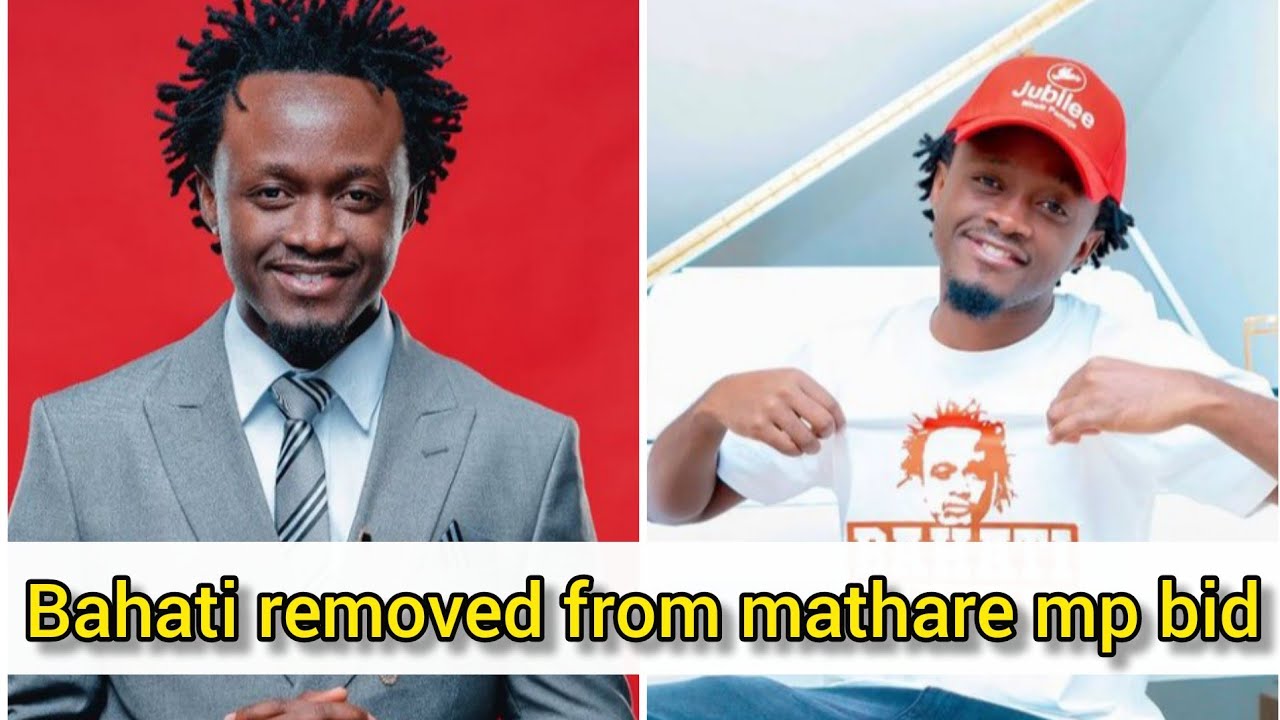 Bahati is removed from mathare mp bid by his party leaders - YouTube
