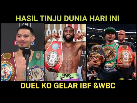 Hasil Lengkap Tinju Dunia HARI INI‼️Minggu 9 Juli 2023, KO Ganas Gelar WBC & IBF - YouTube