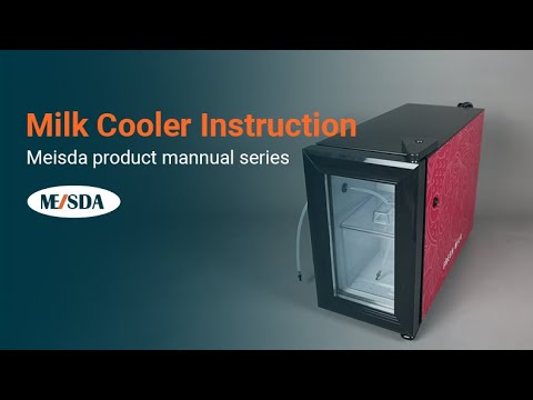How to use milk cooler for coffee machine? - YouTube