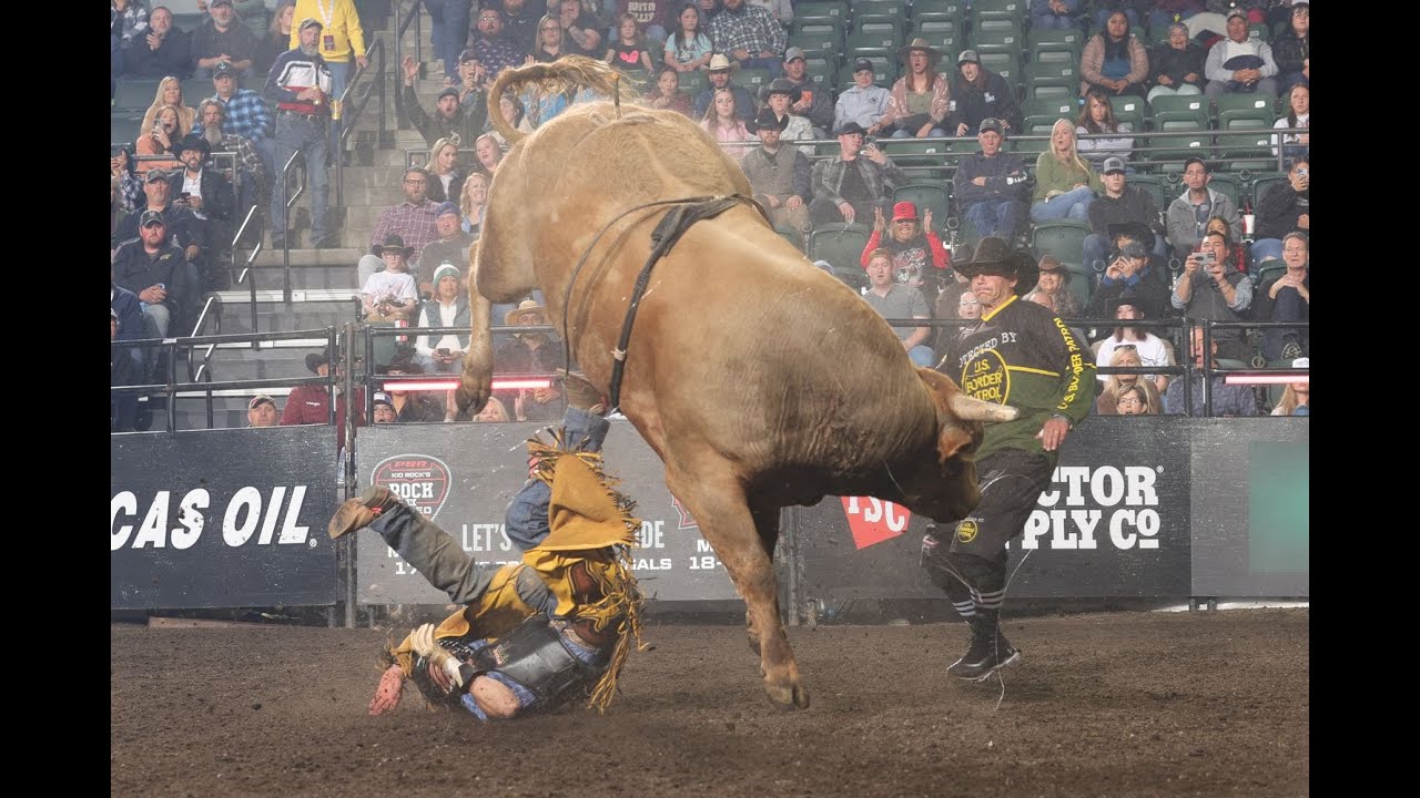 WRECK! Tim Buck Two Tramples Julio Cesar Marques in Brutal Bull ...