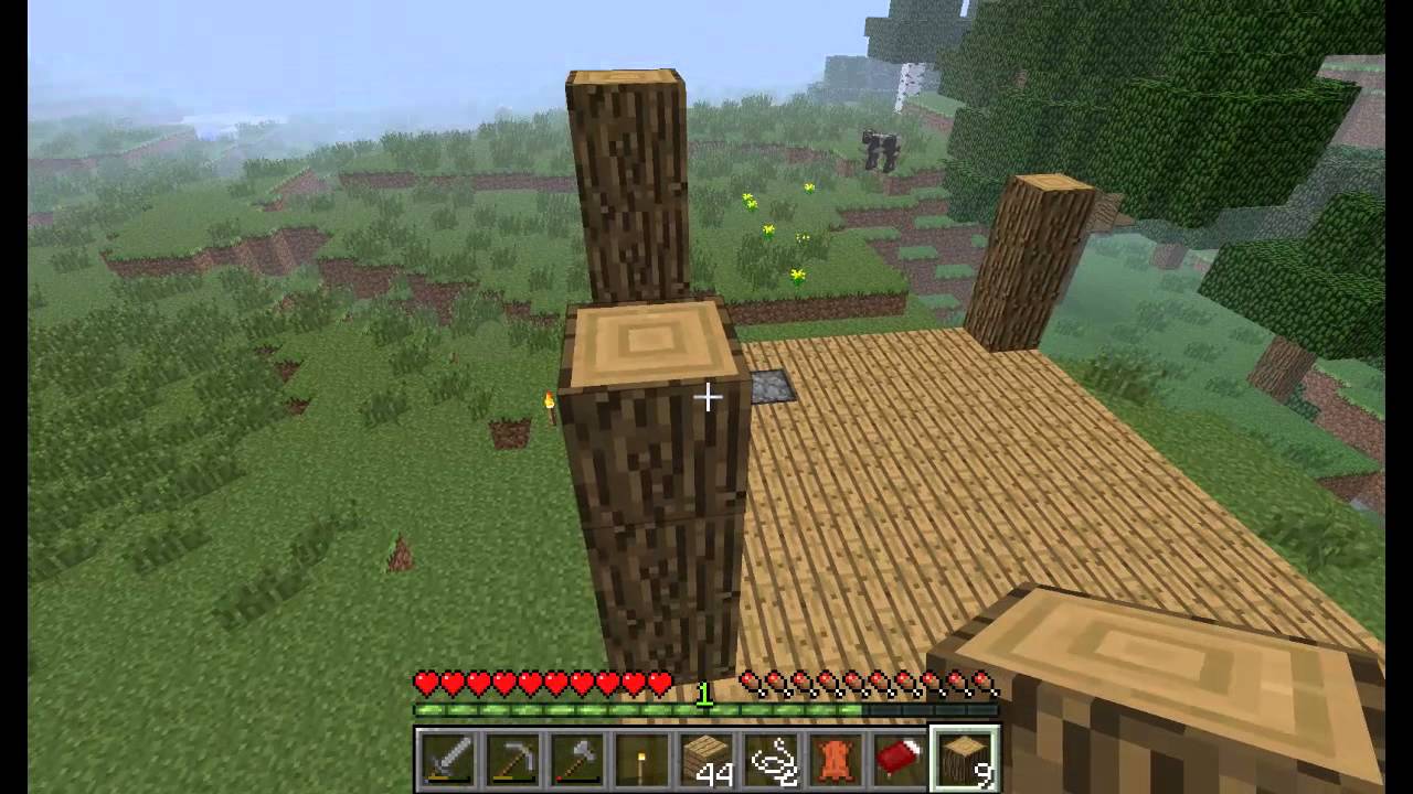 Minecraft - Episode 2 - Finishing the Tool Shed! - YouTube