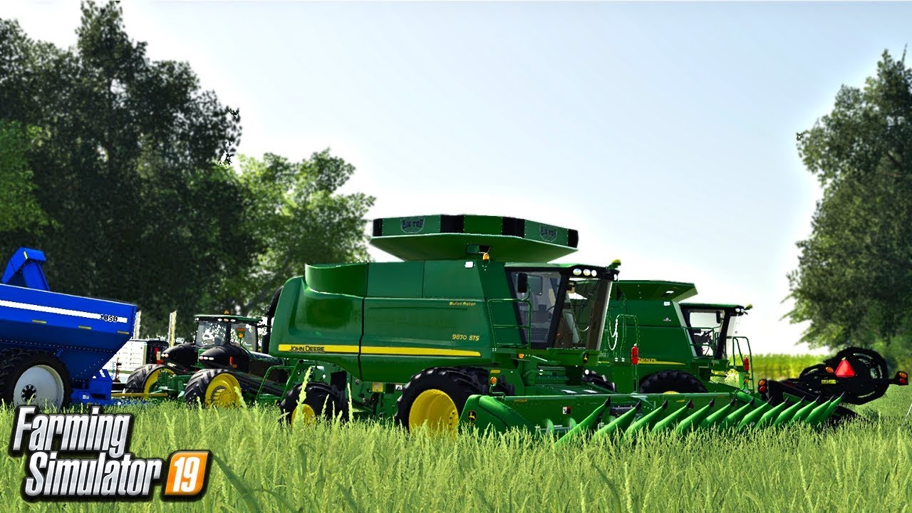 HARVEST RIGS READY TO GO! | FARMING SIMULATOR 19| COURSEPLAY RUNS THE ...