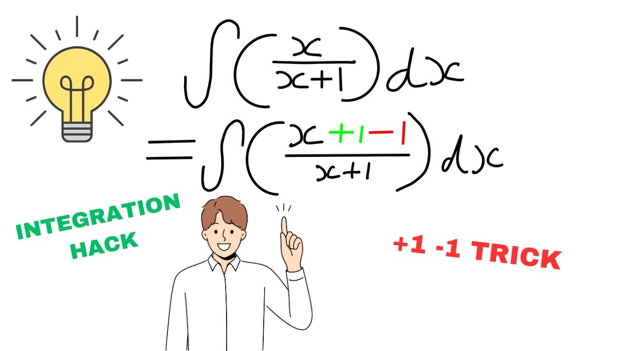 A Level Maths INTEGRATION HACK | Plus 1 Minus 1 TRICK - YouTube
