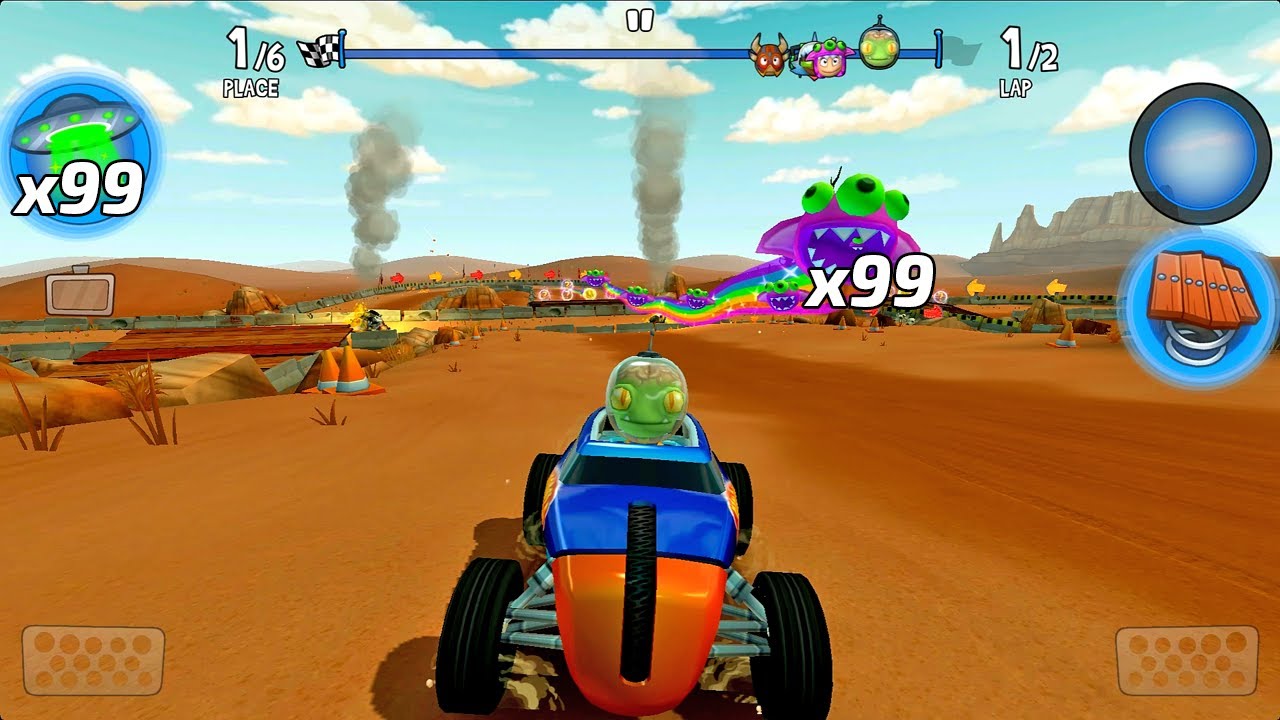 Unlimited Abilities AI Bot Race Day 38 | Beach Buggy Racing 2 - YouTube