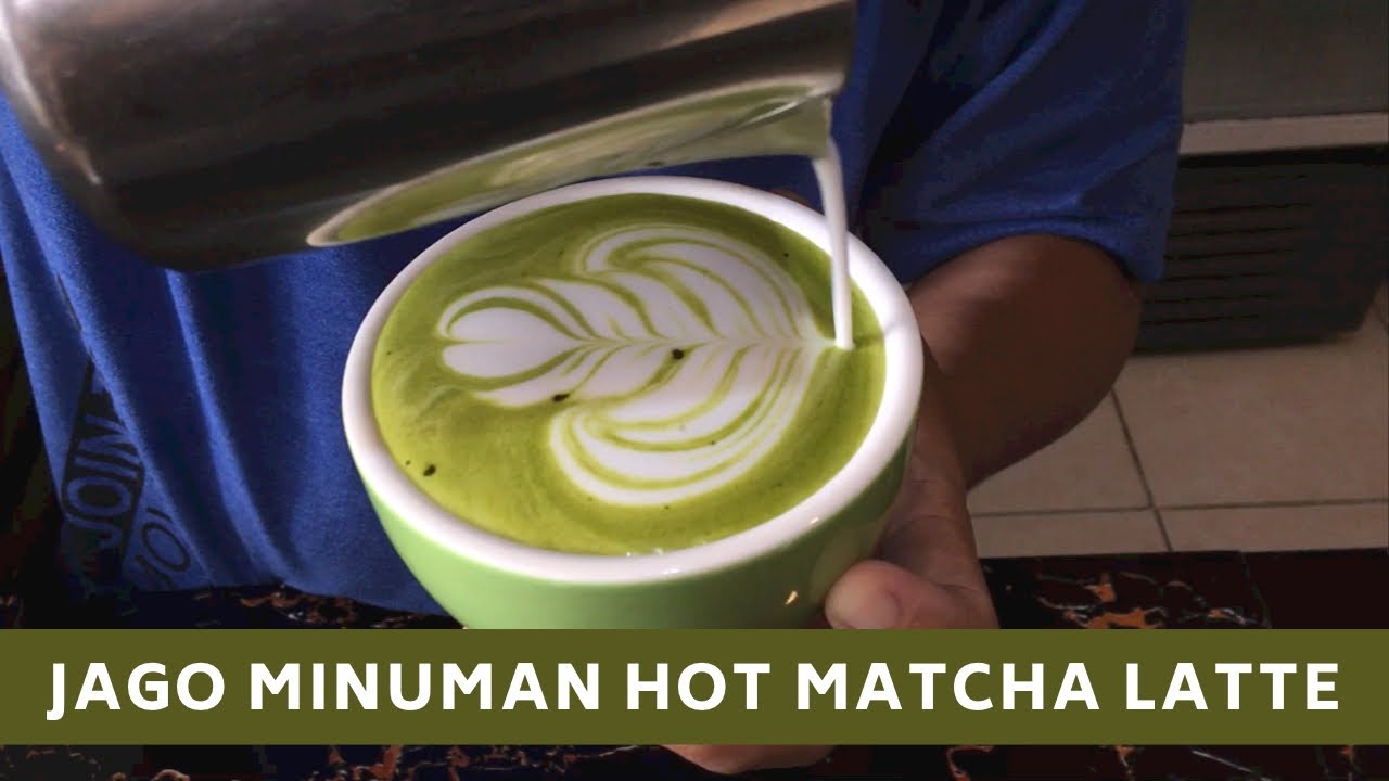 MATCHA LATTE ART SLOWSETTA | JAGO MINUMAN - YouTube