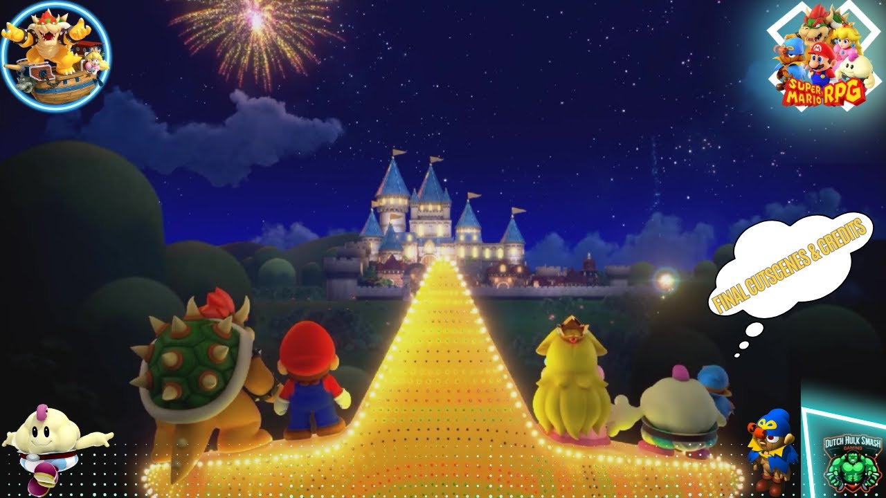 Final Cutscenes & Credits in Super Mario RPG Remake. - YouTube