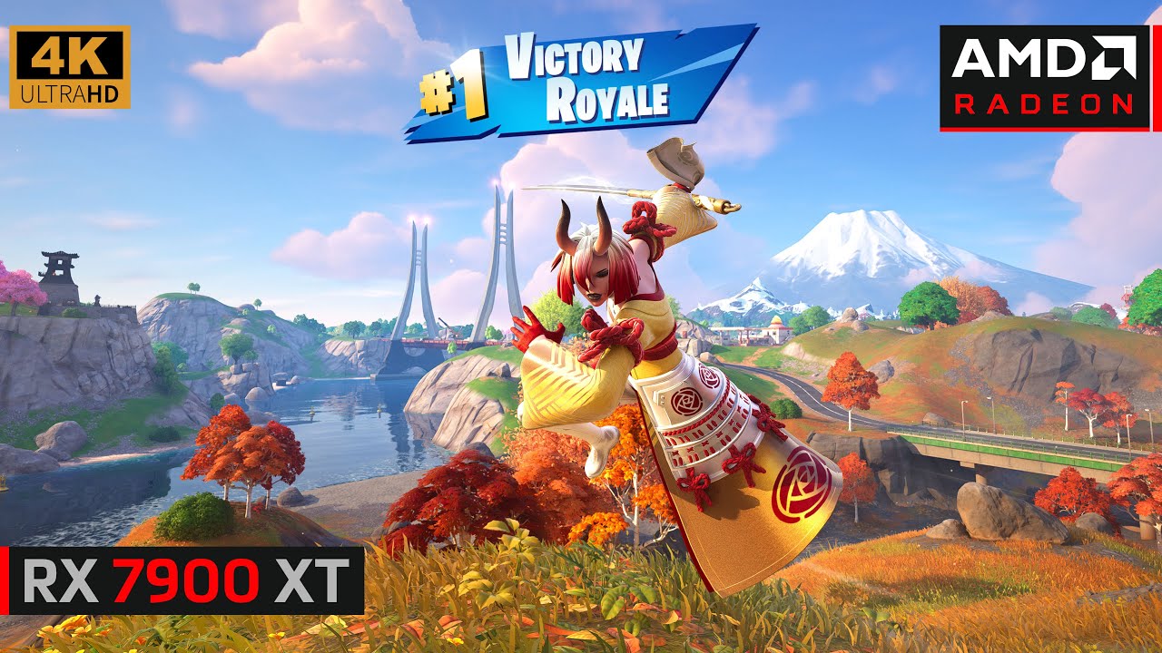 Fortnite C6 S1 RESTORED Night Rose Outfit | RX 7900 XT | 4K Epic Graphics - YouTube