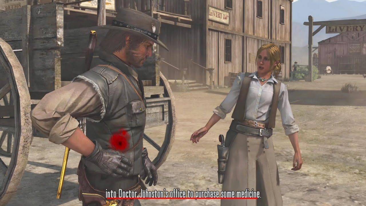 Armadillo hates John Marston for rizzing Bonnie McFarlane | Rdr1 - YouTube