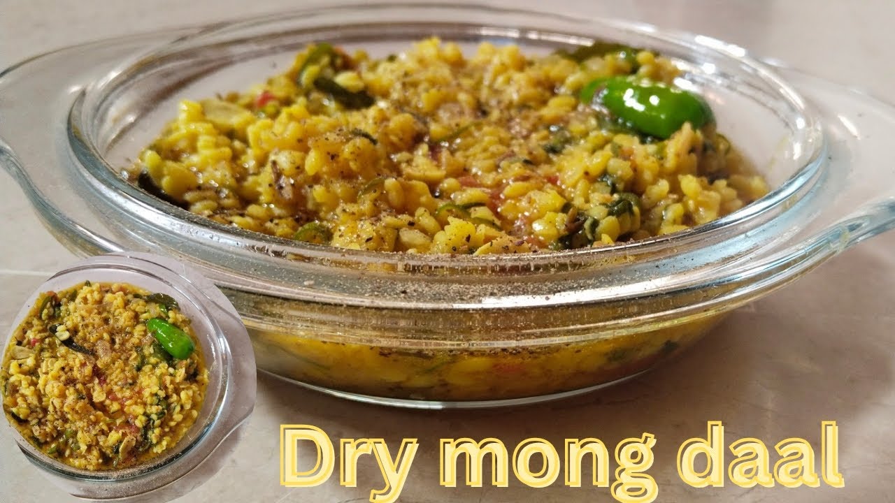 Dry Mong Daal recipe by kathiyawadi Touch Asan aur Mazedar" - YouTube