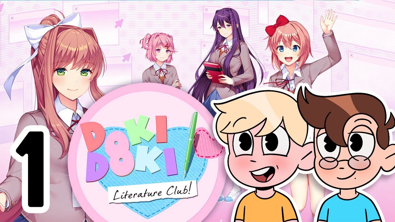 Writing from the Heart! ︎Doki Doki Literature Club: Part 1 - YouTube