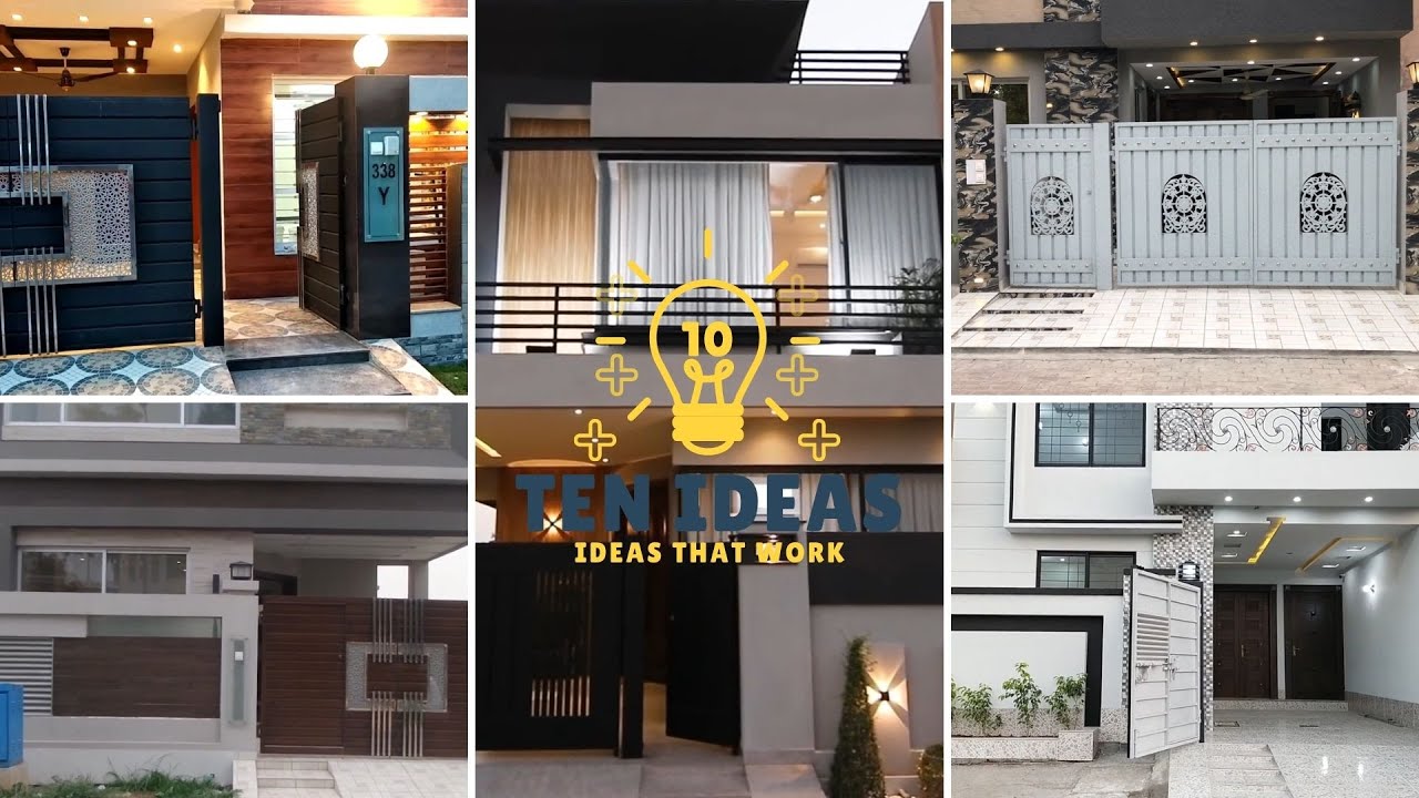 Front Elevation design ideas for modern houses in Pakistan 2021 - YouTube