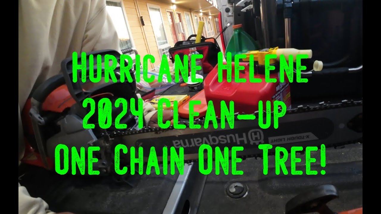 Hurricane Helene Clean-up 10/20/2024 Part 7 of 8 - One Chain One Tree ...
