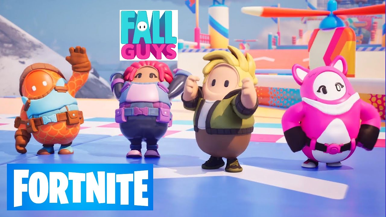 FORTNITE FALL GUYS Trailer y Personajes - YouTube
