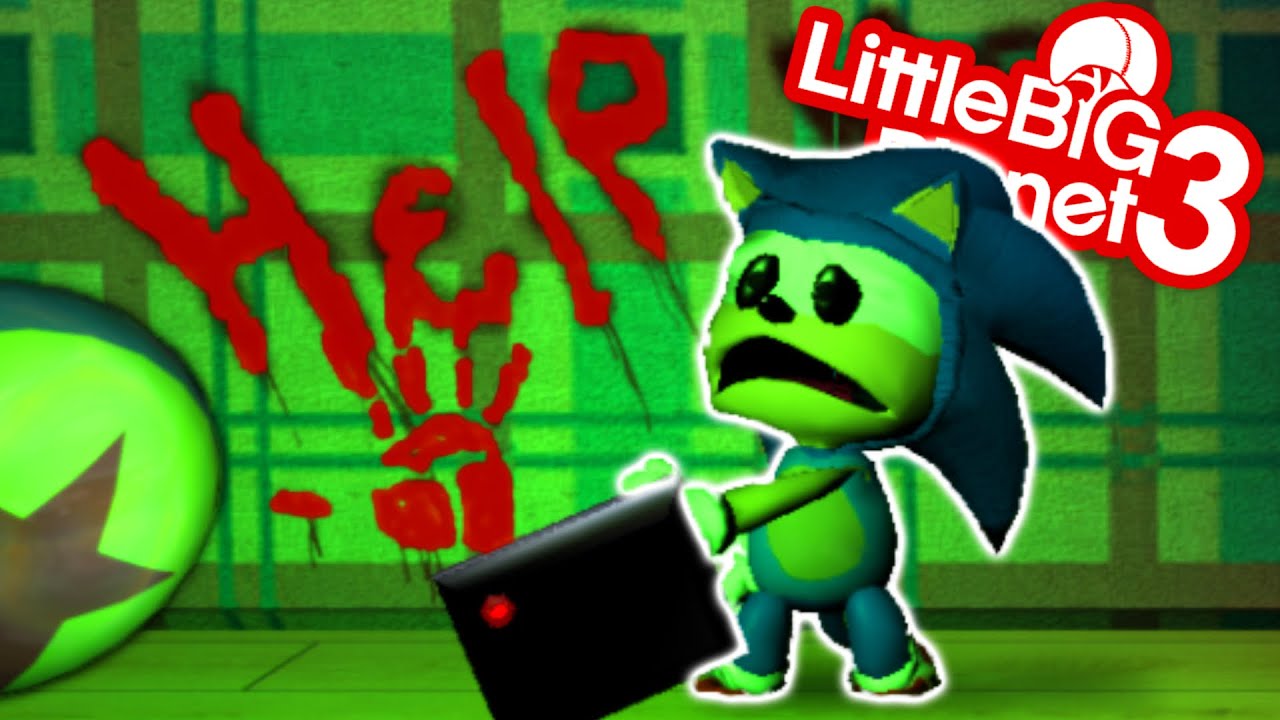 Sonic Gets Trapped in a Haunted House - Horror Level - LittleBigPlanet ...