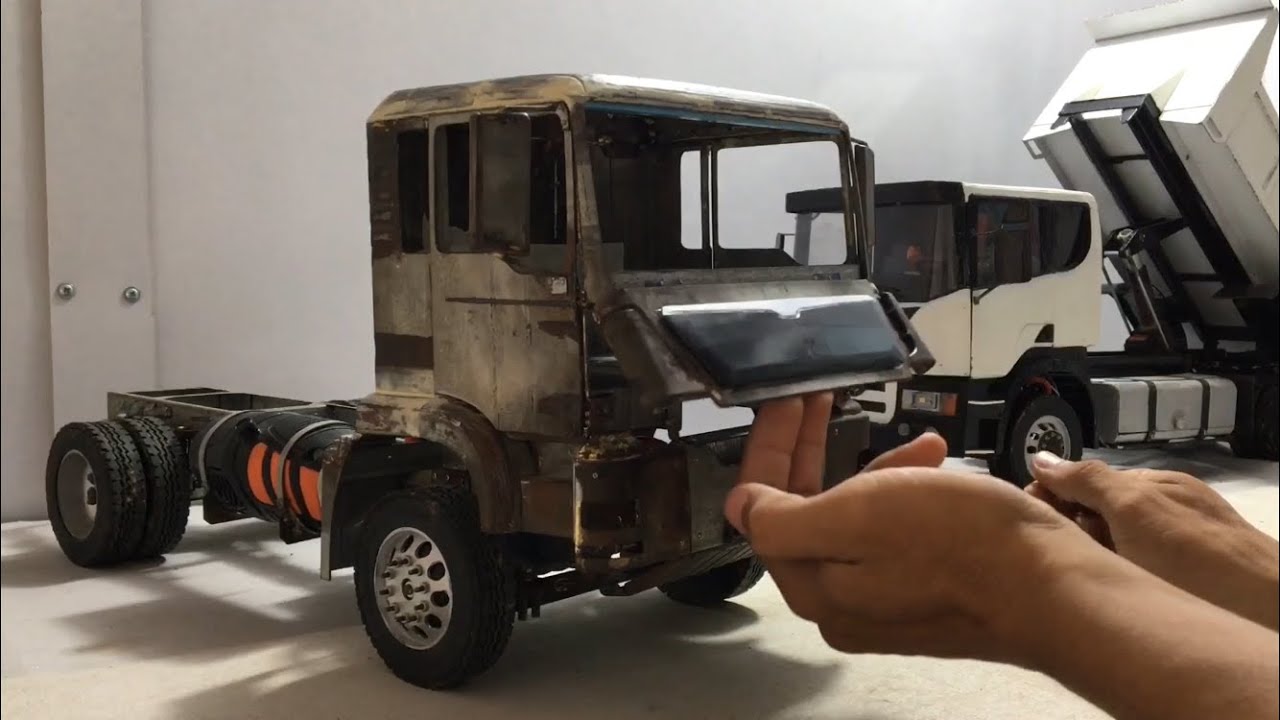 How to Make an Amazing Heavy Duty Truck RC Truck 1/14 Scale Cabin Parts ...