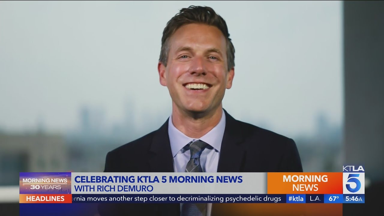 Celebrating KTLA 5 Morning News' 30th anniversary with Rich DeMuro - YouTube