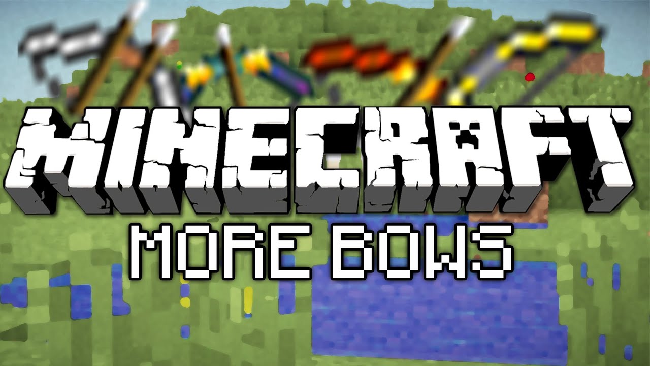 Minecraft MORE BOWS MOD! - YouTube