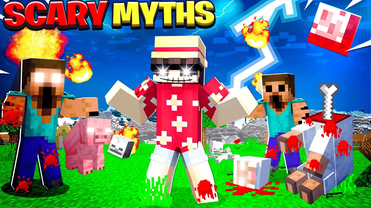 Testing Scary Minecraft Myths for 100 Days - YouTube