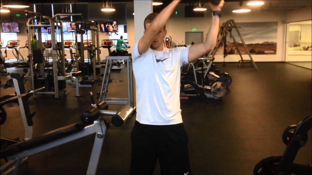 Front arm raises rotation - roll - YouTube