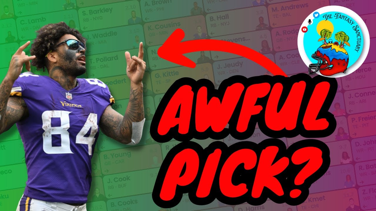 Is Irv Smith THE WORST Tight End Pick In Fantasy Football?? - YouTube