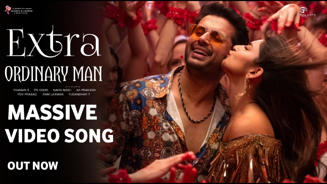 Extra Ordinary man 2nd Song Lyrical Video | Nithin ,Sree leela ...