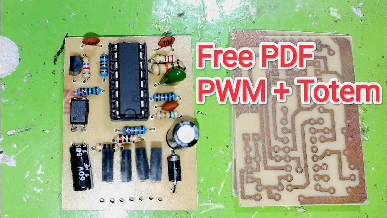 FREE PDF PWM SG3525 + Totem & proteksi || Free PDF PWM - YouTube