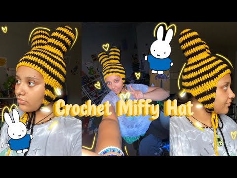 Crochet Miffy Hat Tutorial!! (Beginner Friendly) - YouTube
