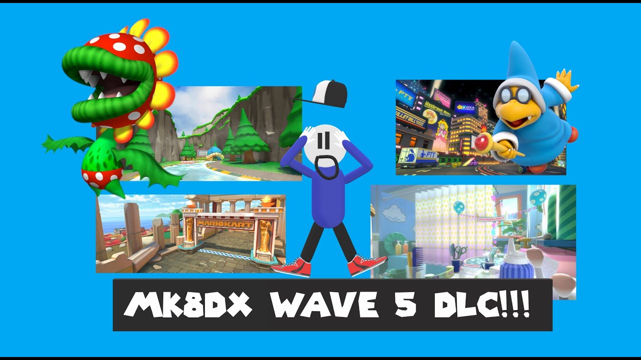 MK8DX First time playing wave 5 DLC - YouTube