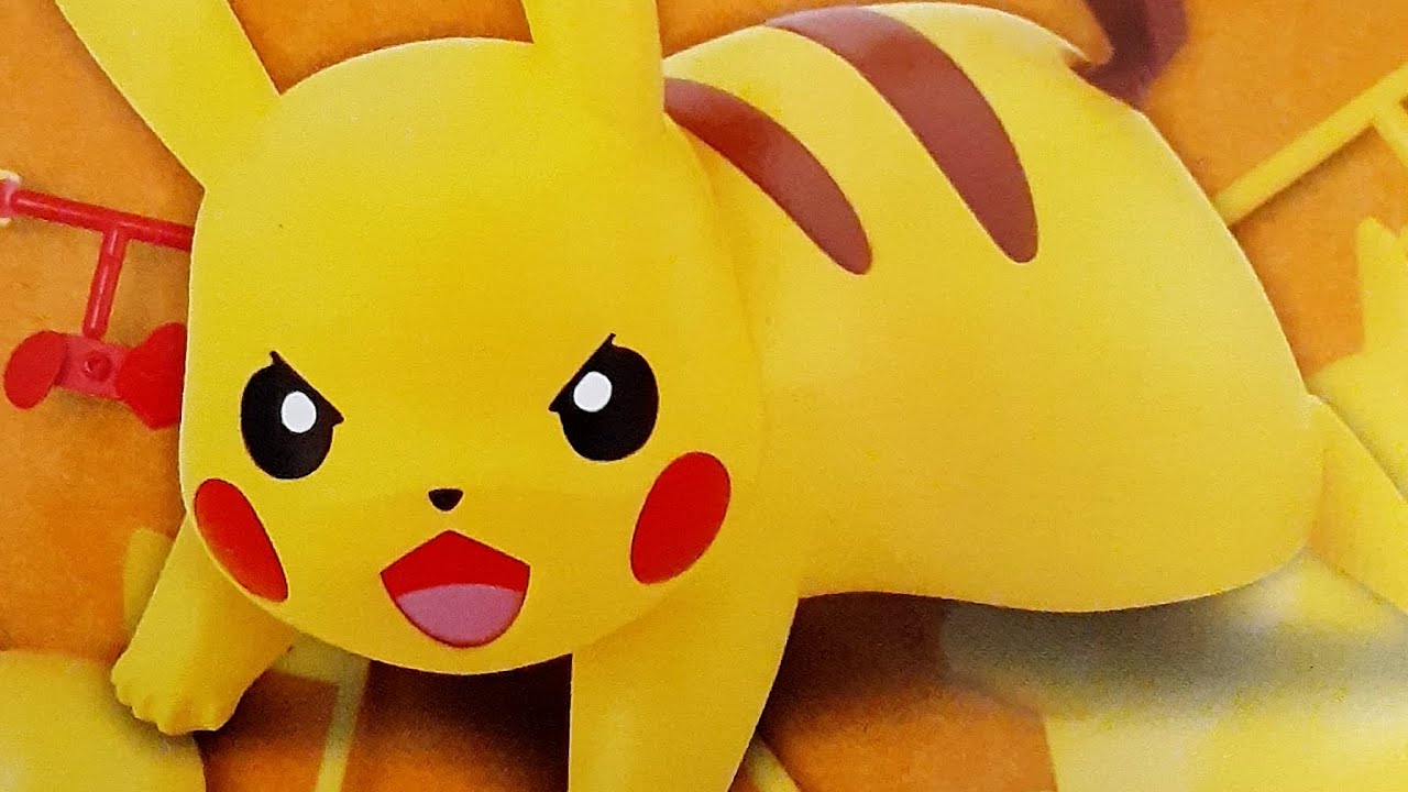 Unboxing Pokemon Plastic Model Collection Quick No.3 Pikachu(Battle ...