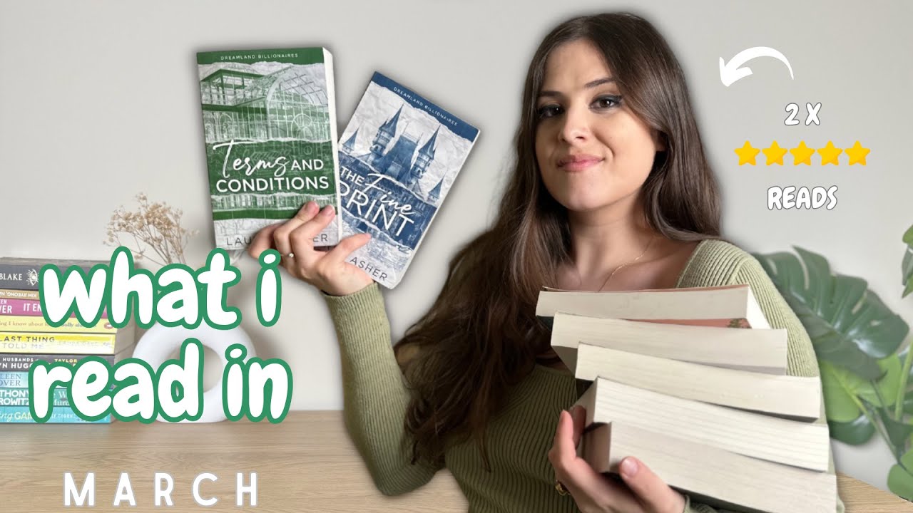 all the books I read in March (two 5⭐️ reads) March reading WRAP UP 📚 ...