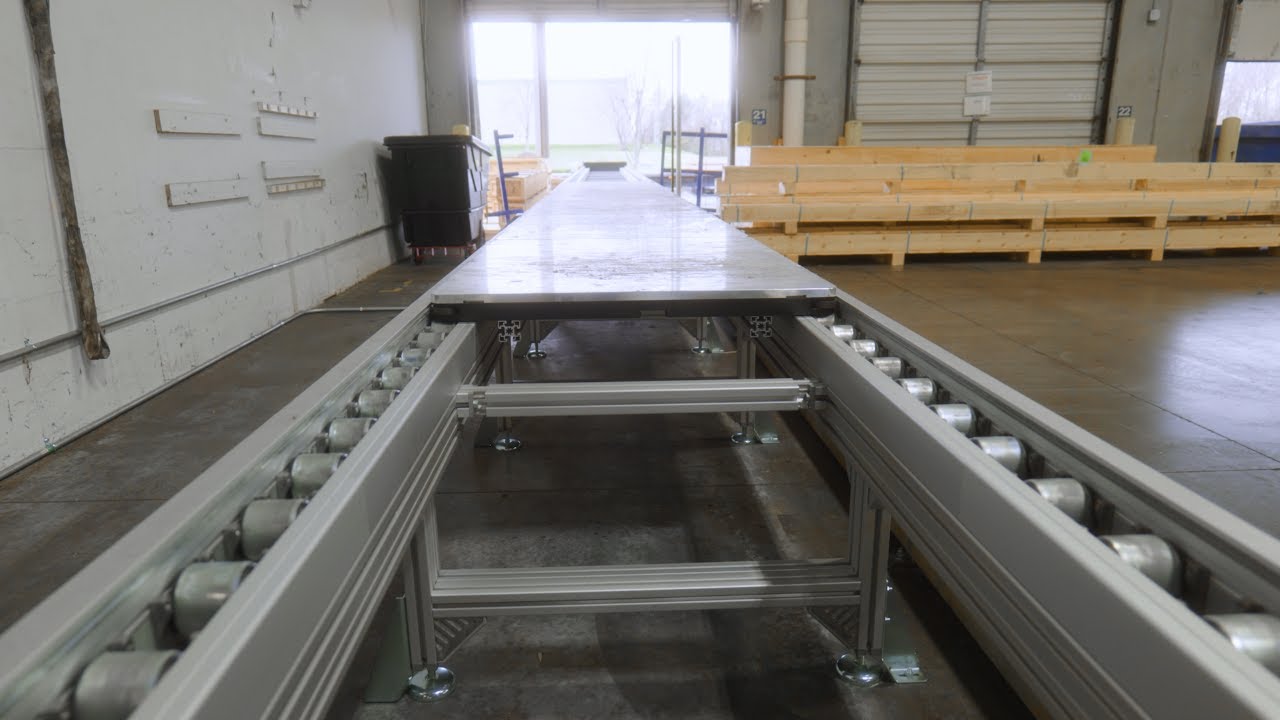 TS5 Conveyor Project with Bosch Rexroth Logistics Center - YouTube